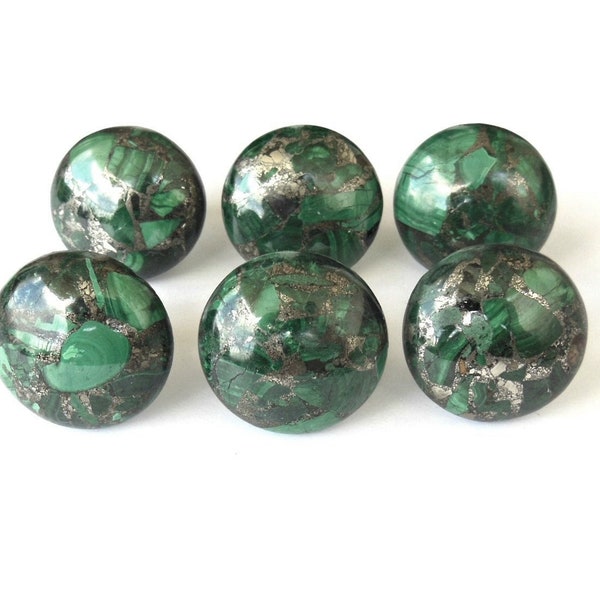 Pyrite Knobs - Etsy