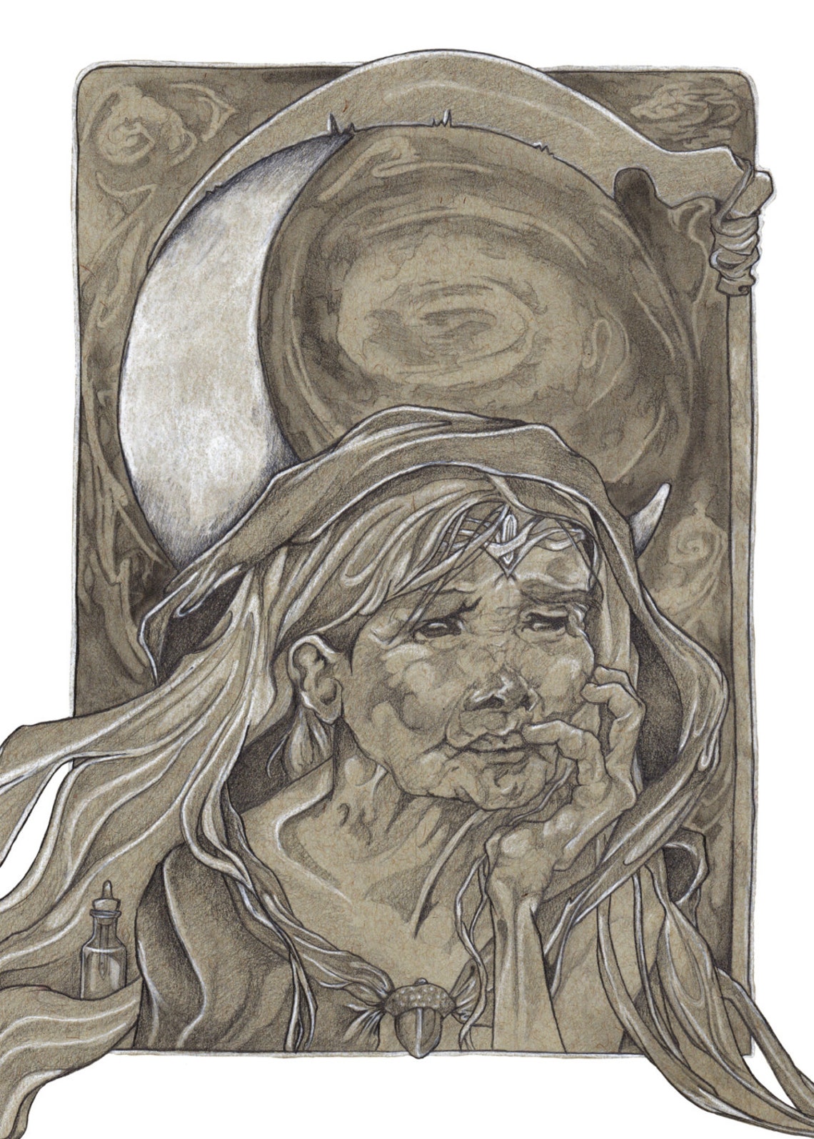 Crone LIMITED EDITION PRINT - Etsy