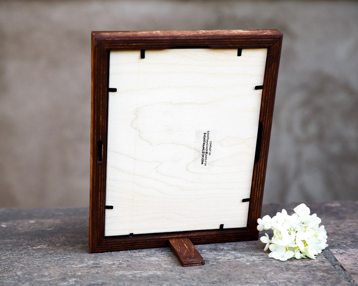 Brown Picture Frame Wood picture frame Rustic frames SIZES: | Etsy