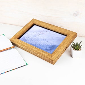 Frame for Ipad, Oak Hardwood Tablet Mounting Frame, Holder for iPad ...