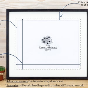 Super Slim Edge Black Picture Frame, Modern Design Custom Photo Frame ...