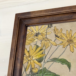 Handmade Walnut Brown Birch Picture Frame: Rustic Photo Display - Etsy