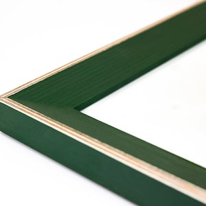 Custom Green Photo Frame, Handmade Wood Picture Frame, Moss Wall Art ...