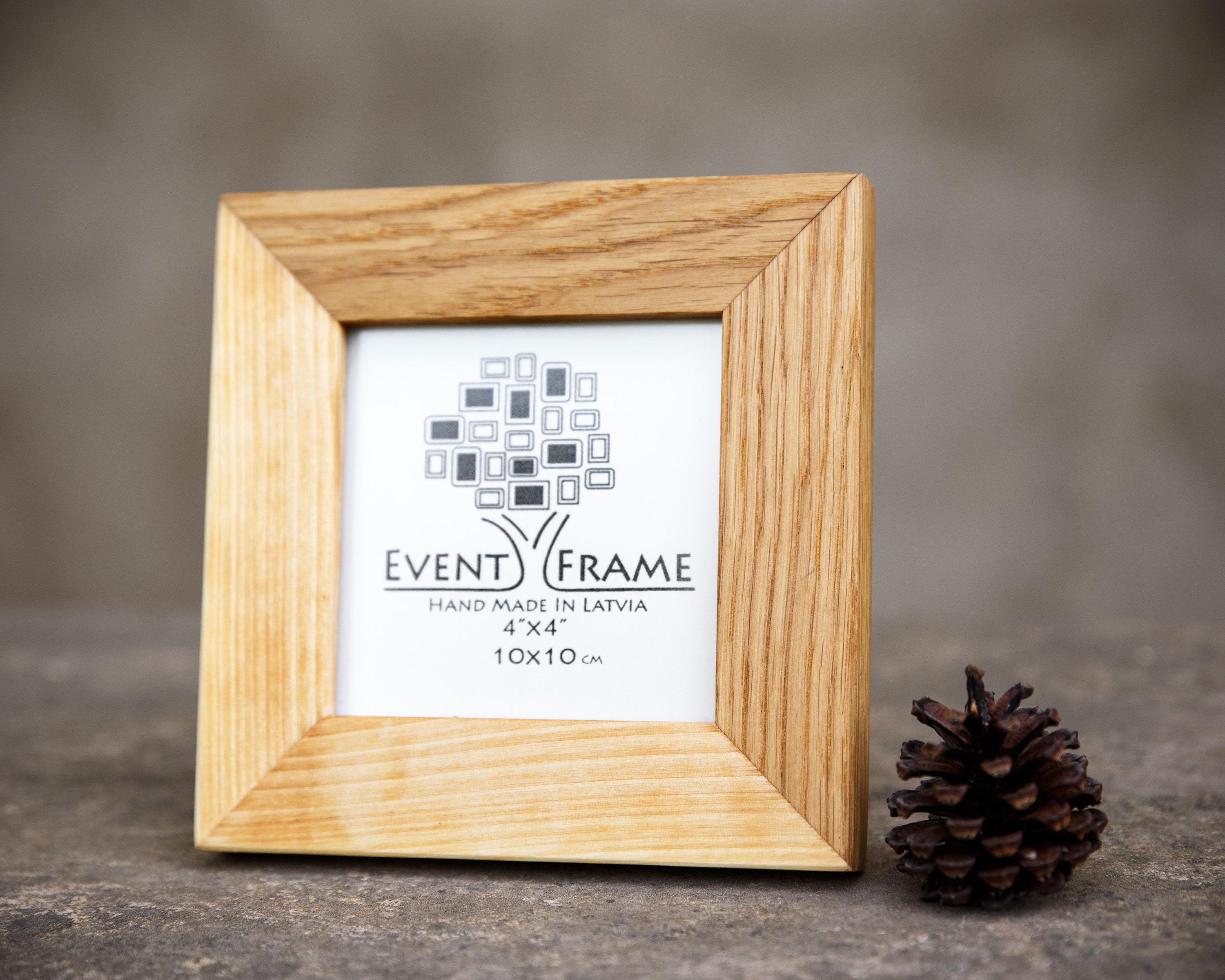 Combined Solid Oak and Birch Wood Picture Frame CUSTOM SIZES | Etsy Canada