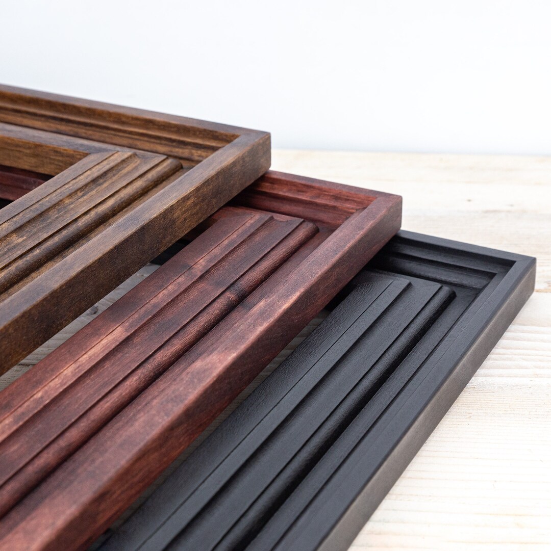 Picture Frame in 3" Flat Style Picture Frame, Handmade Custom Size ...