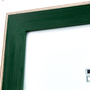 Custom Green Photo Frame, Handmade Wood Picture Frame, Moss Wall Art ...