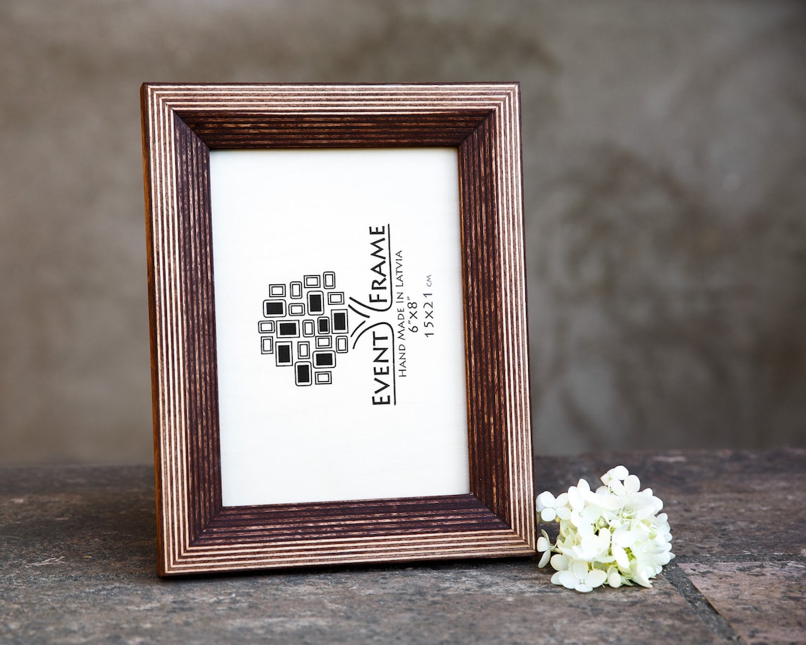 Brown Picture Frame Wood picture frame Rustic frames SIZES: | Etsy