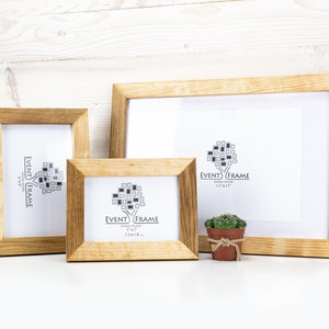 Oak & Birch Wood Picture Frame: Handmade Gallery Quality - Etsy