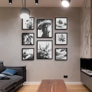 Super Thin Edge Modern Design Picture Frame, Handmade Custom Photo ...