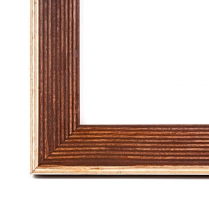 Brown Picture Frame, Wood Picture Frame, Rustic Frames, SIZES: 2x2 4x4 ...