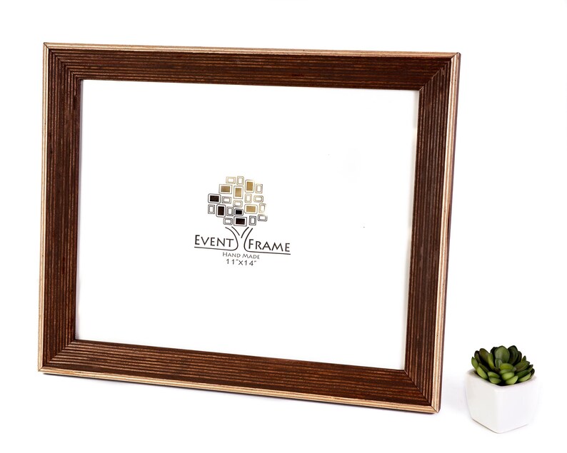 Brown Picture Frame Wood Picture Frame Rustic Frames SIZES: - Etsy