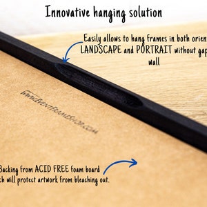 Super Slim Edge Black Picture Frame, Modern Design Custom Photo Frame ...