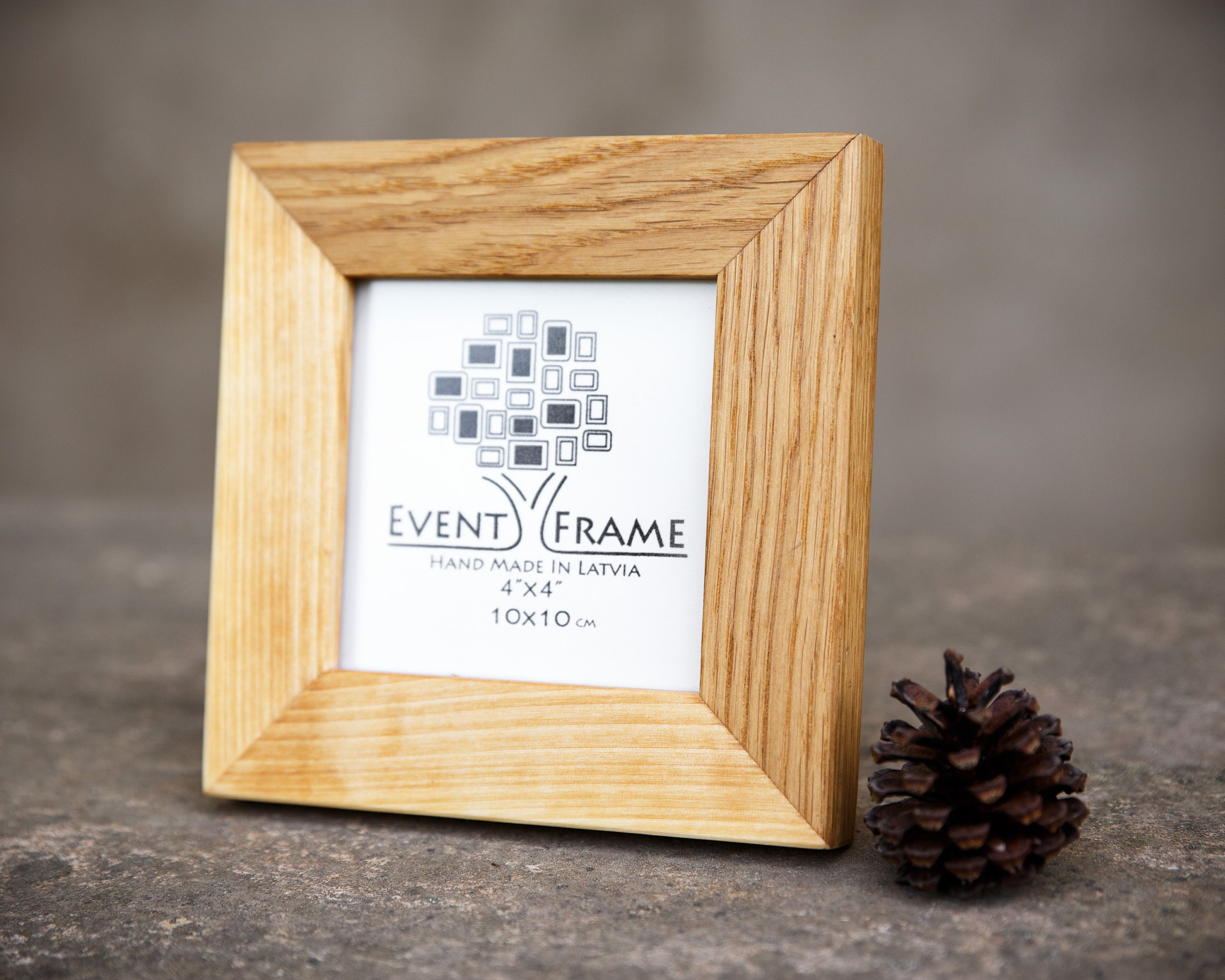 Combined Solid Oak and Birch Wood Picture Frame CUSTOM SIZES | Etsy Canada