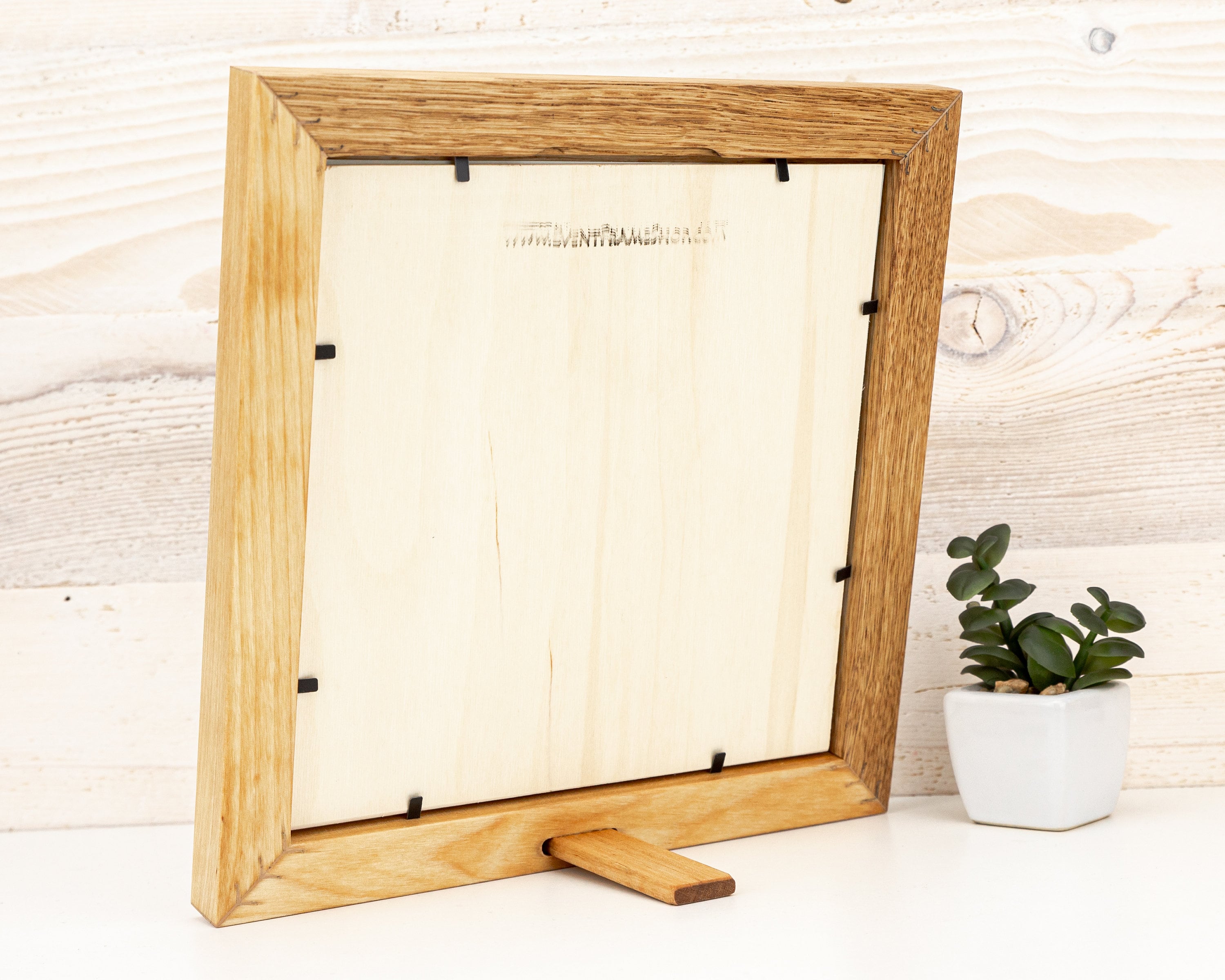 Combined Solid Oak and Birch Wood Picture Frame CUSTOM SIZES - Etsy Canada