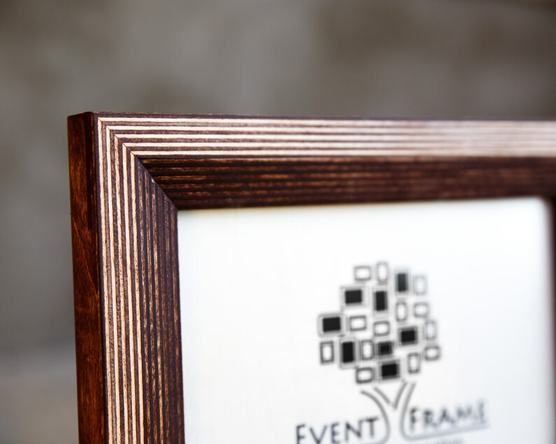 Brown Picture Frame Wood picture frame Rustic frames SIZES: | Etsy