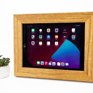 Frame for Ipad Oak Hardwood Tablet Mounting Frame Holder for - Etsy