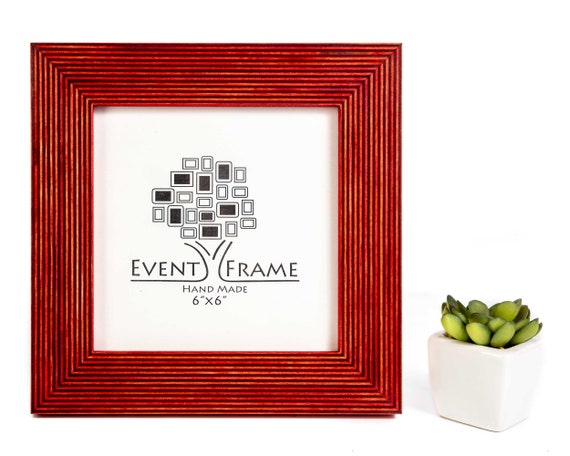 Red Wooden Frame