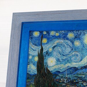 Powder Blue + Bright Blue Custom Picture Frame, Double Color Gallery ...