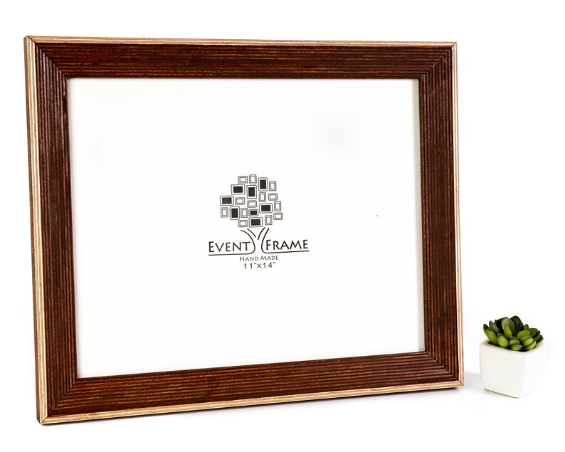 Brown Picture Frame Wood Picture Frame Rustic Frames SIZES: - Etsy