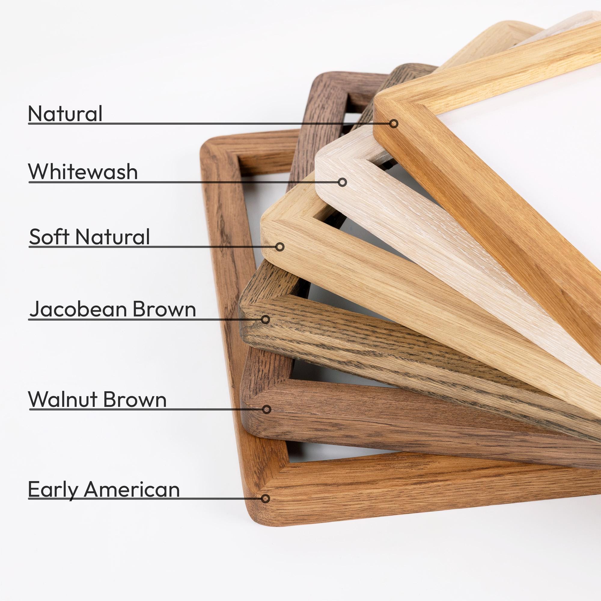 Rounded Corner Solid Oak Frame - Custom Size Picture Frame ...