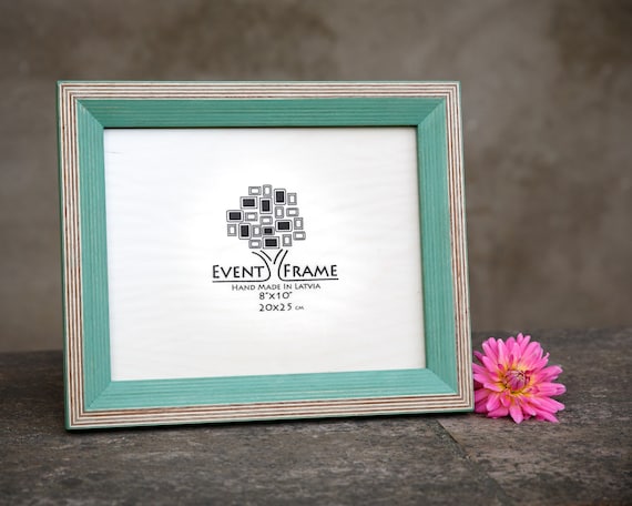 Green Photo Frame Wood Picture Frame Scandinavian wall art | Etsy