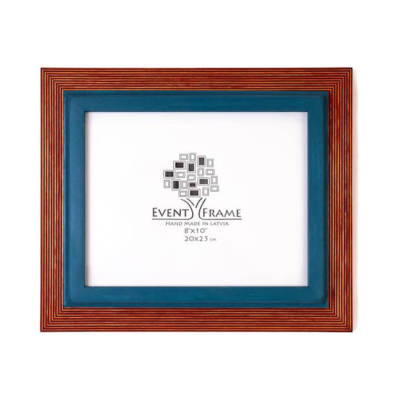 Picture Frame Orange Blue Color ANY CUSTOM SIZES 11x14 20x24 16x20 8x10 12x16 18x24 9x12 11x17 Dog Picture Frame Diploma Frame Etsy UK