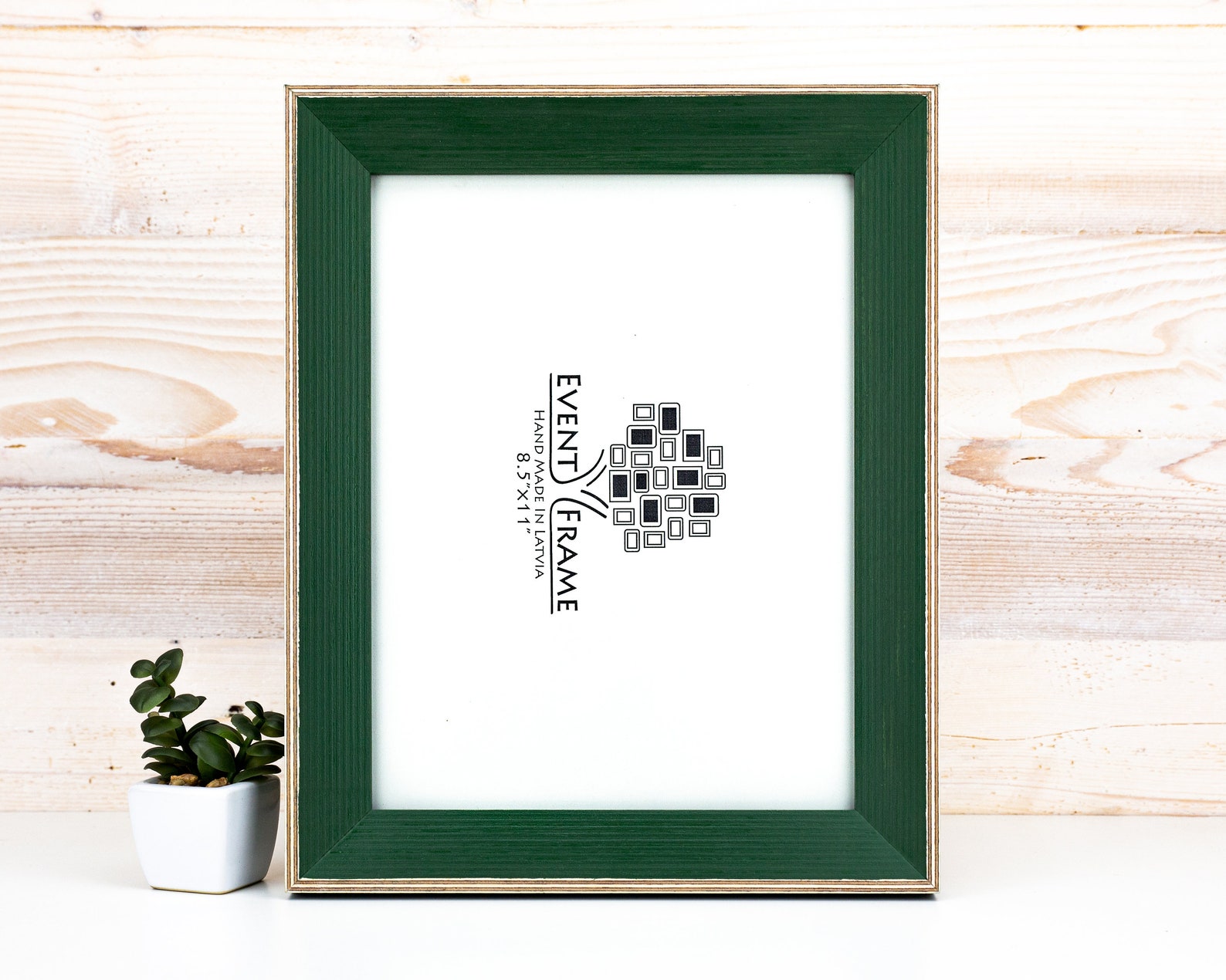 Custom Green Photo Frame Handmade Wood Picture Frame Moss - Etsy