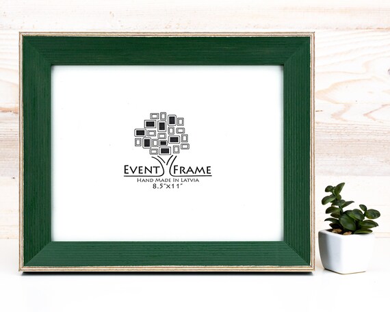 Custom Green Photo Frame Handmade Wood Picture Frame Moss - Etsy