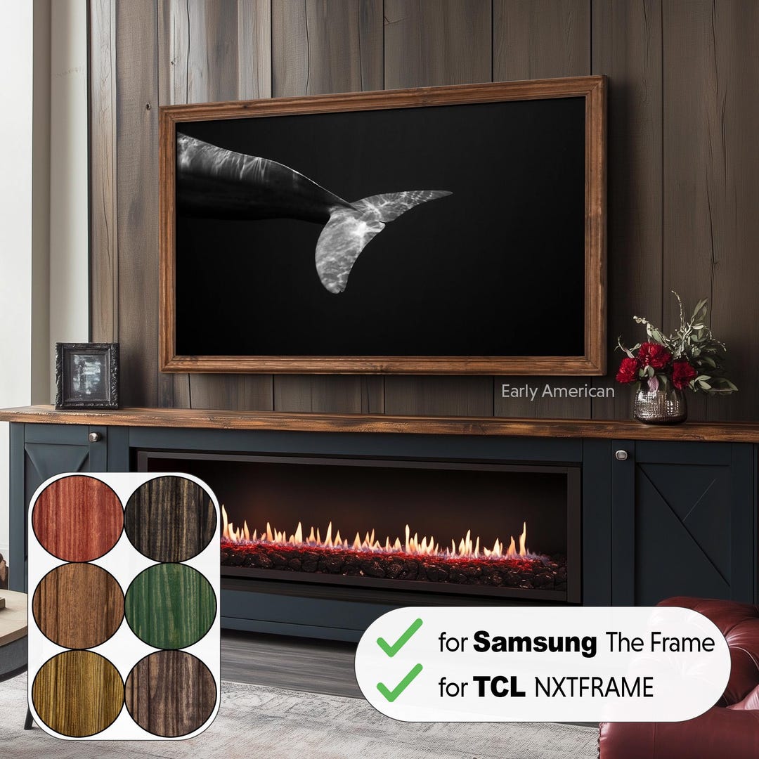 Wooden Frame for Samsung the Frame, TV Wall Mount for Your NXTFRAME ...