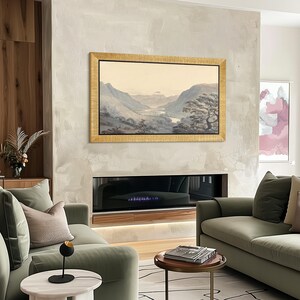 Modern Gold Frame for Samsung the Frame, Handmade Tv Bezel for TCL Wall ...