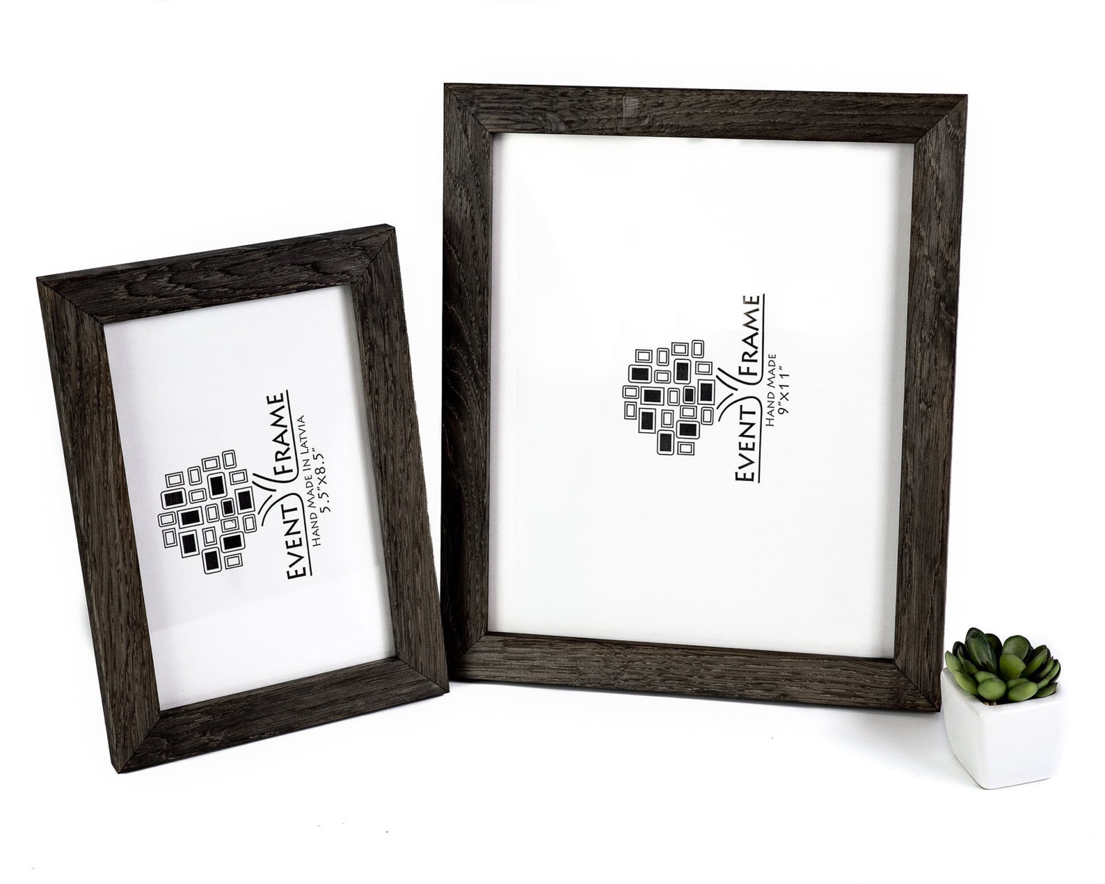 Black Oak Wood Picture Frame Rustic Wooden Photo Frame - Etsy