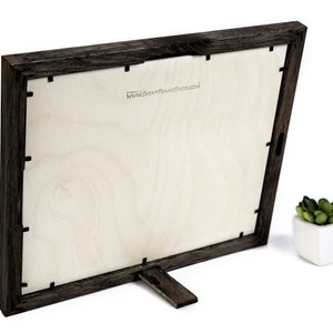 Black Oak Wood Picture Frame, Rustic Wooden Photo Frame, Beautiful Home ...