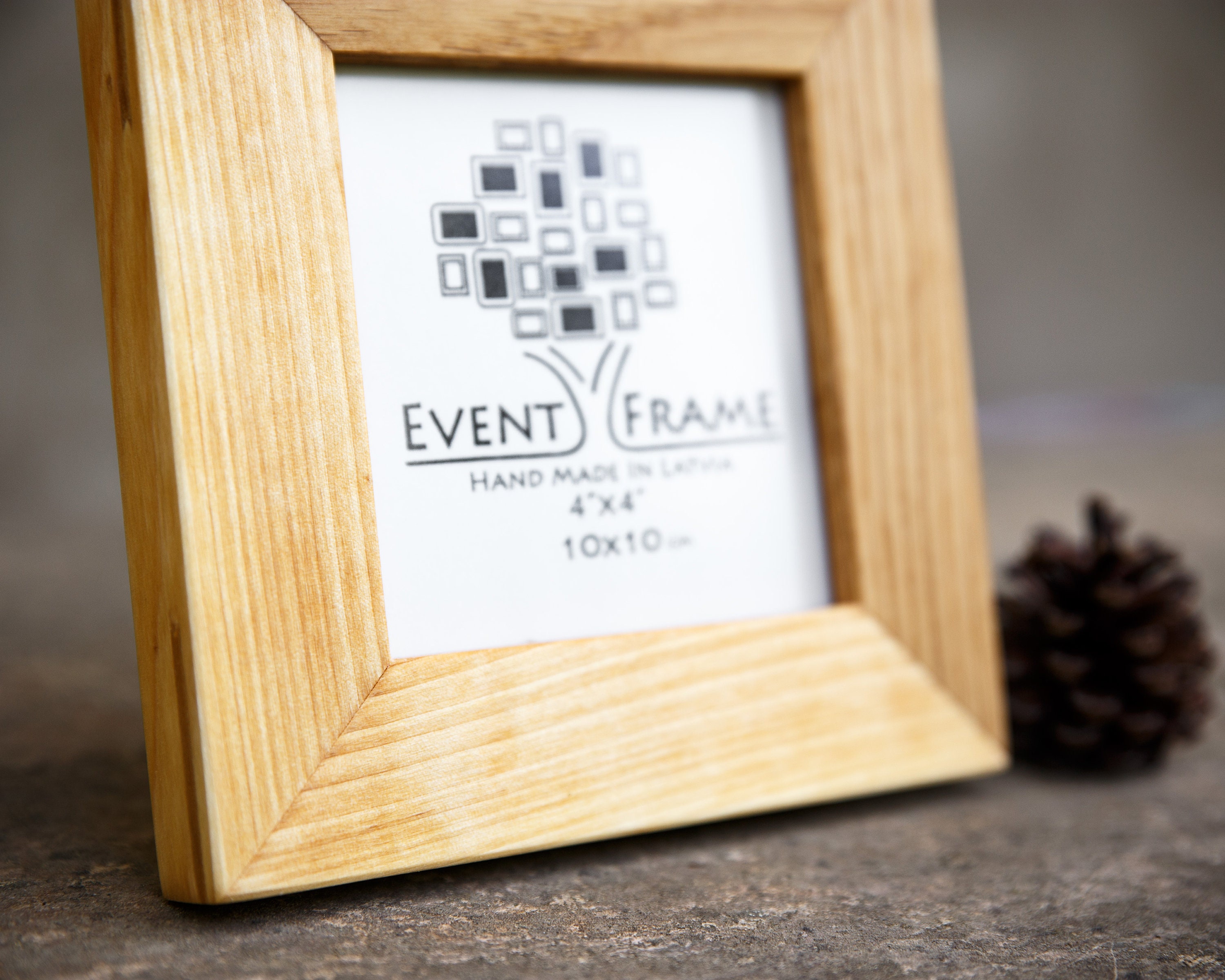 Combined Solid Oak and Birch Wood Picture Frame CUSTOM SIZES | Etsy Canada