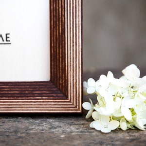 Brown Picture Frame Wood picture frame Rustic frames SIZES: | Etsy