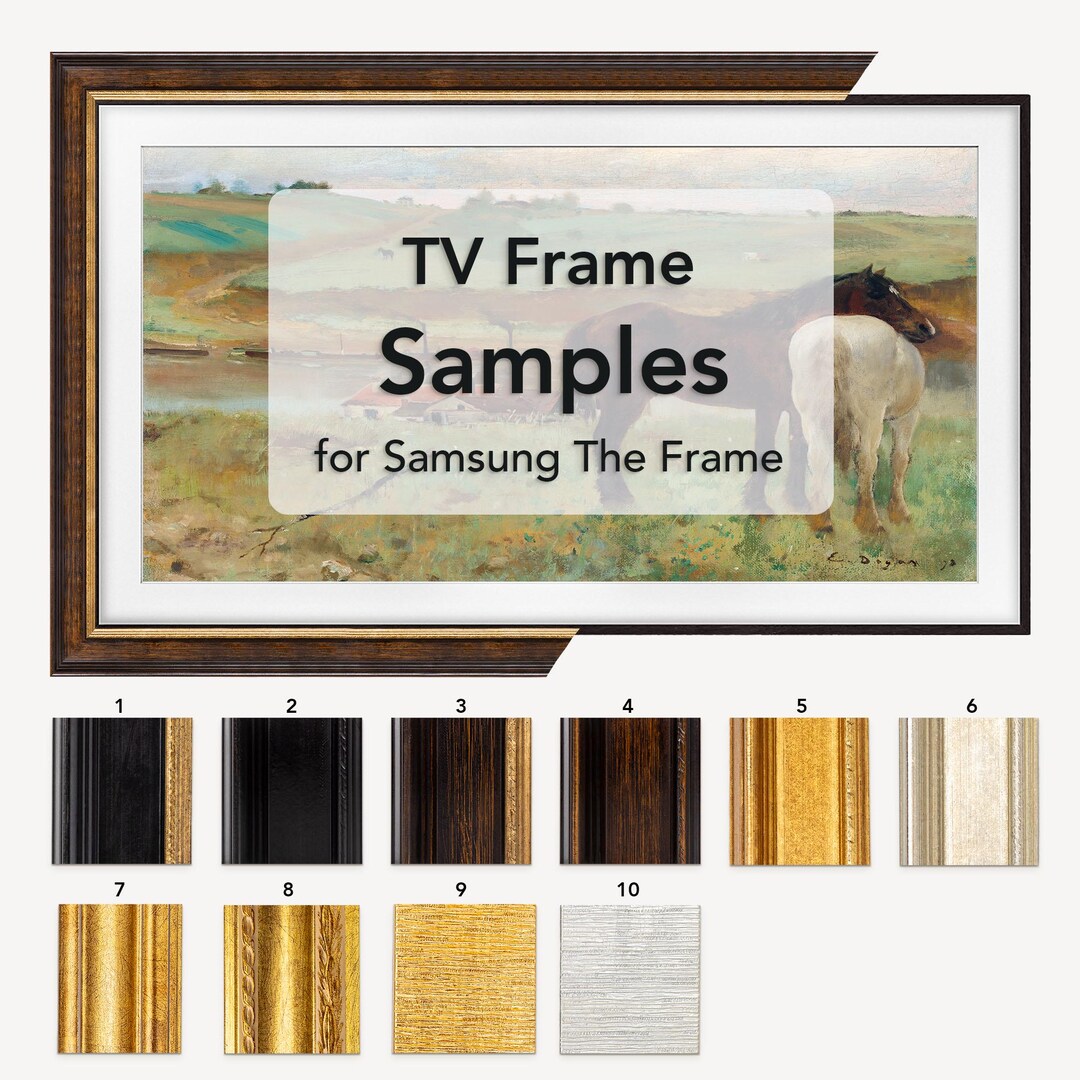 TV Frame Samples for Samsung the Frame TV, Handmade Hight Quality ...