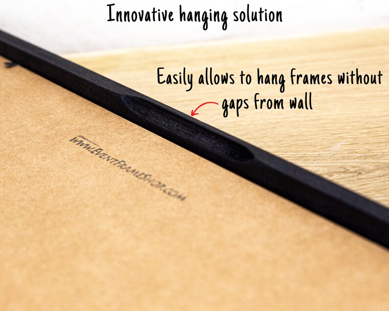 Super Slim Edge Black Picture Frame Modern Design Custom - Etsy