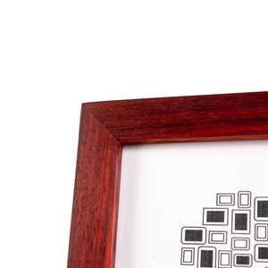 Padauk Picture Frame, Any CUSTOM Sizes, Photo Booth 2x6, 12x18, 16x20 ...
