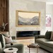 Modern Gold Frame for Samsung the Frame Tv, Handmade Grooved Tv Bezel ...