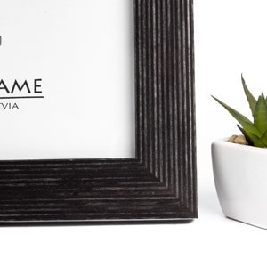 Black Picture Frame Wooden Photo Frame Rustic Frame 4x4 4x6 - Etsy