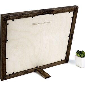 Black Oak Wood Picture Frame Rustic Wooden Photo Frame | Etsy