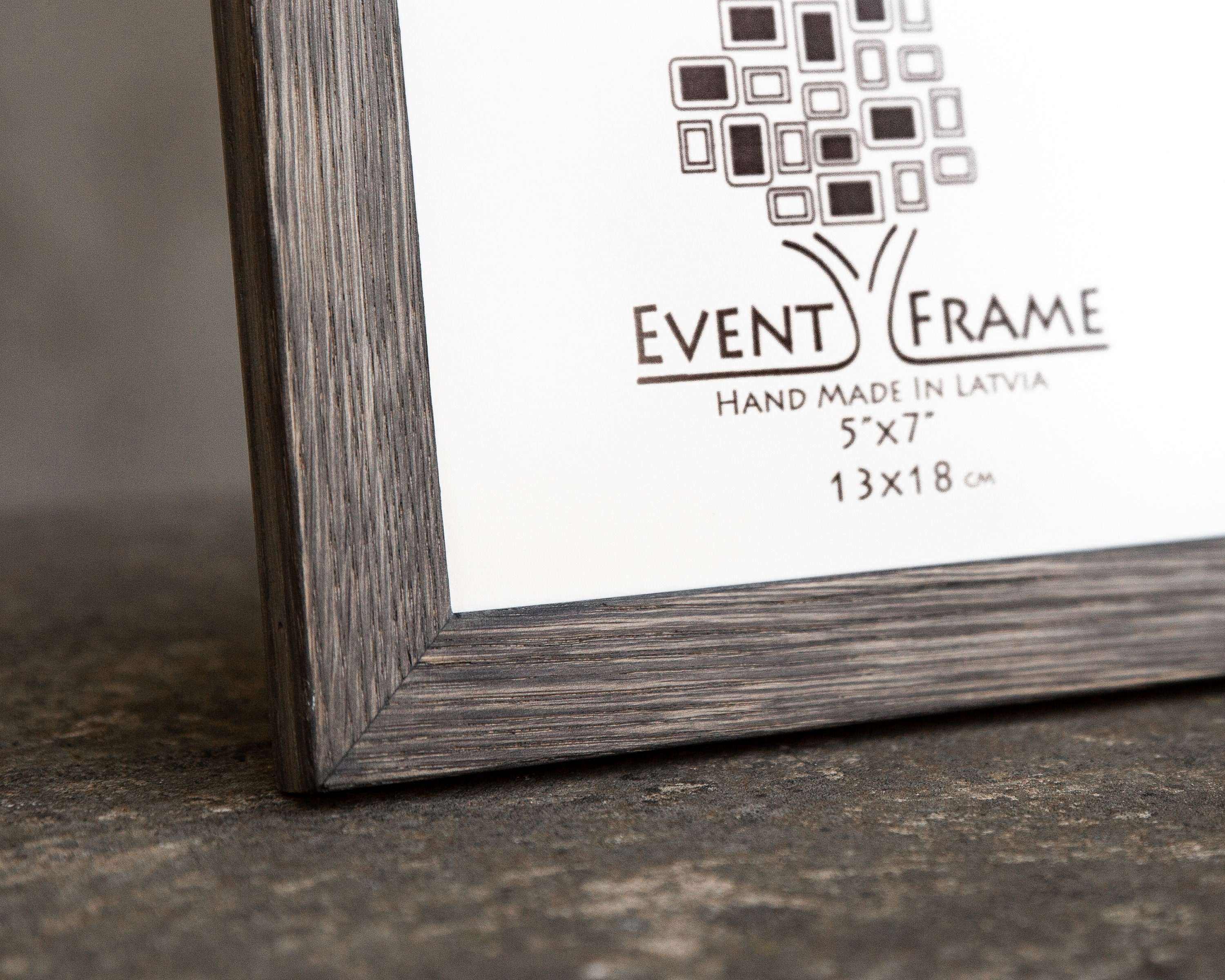 Black Oak Wood Picture Frame Rustic Wooden Photo Frame | Etsy