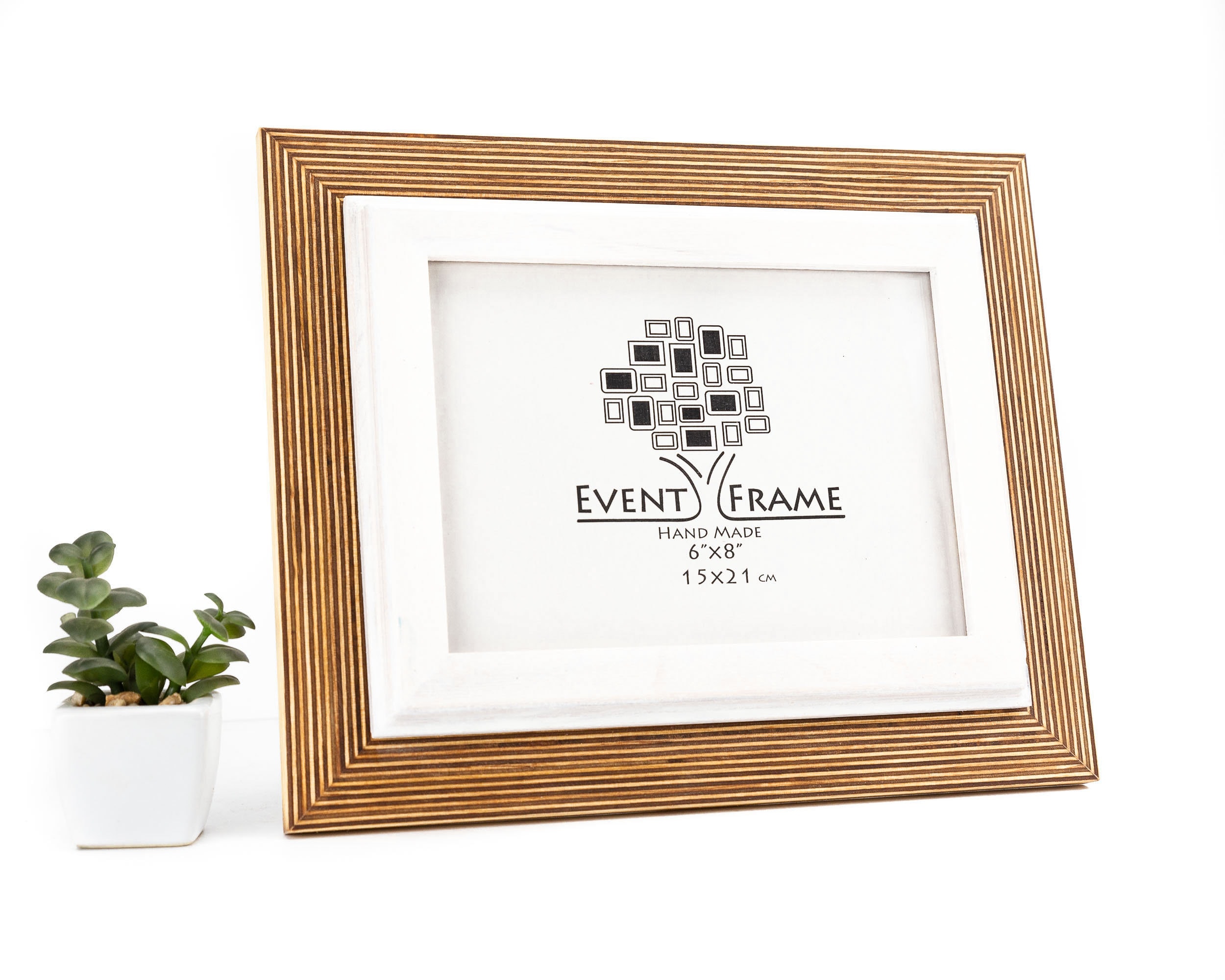 Natural White Picture Frame Wooden Photo Frame Rustic | Etsy