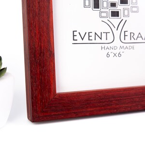 Padauk Picture Frame, Any CUSTOM Sizes, Photo Booth 2x6, 12x18, 16x20 ...