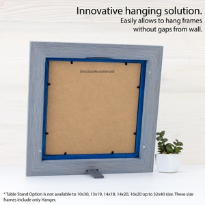 Powder Blue + Bright Blue Custom Picture Frame, Double Color Gallery ...