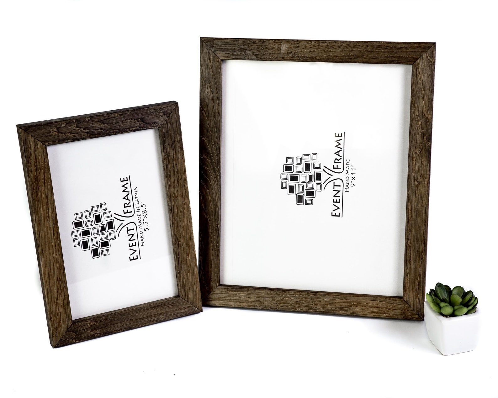 Black Oak Wood Picture Frame Rustic Wooden Photo Frame | Etsy