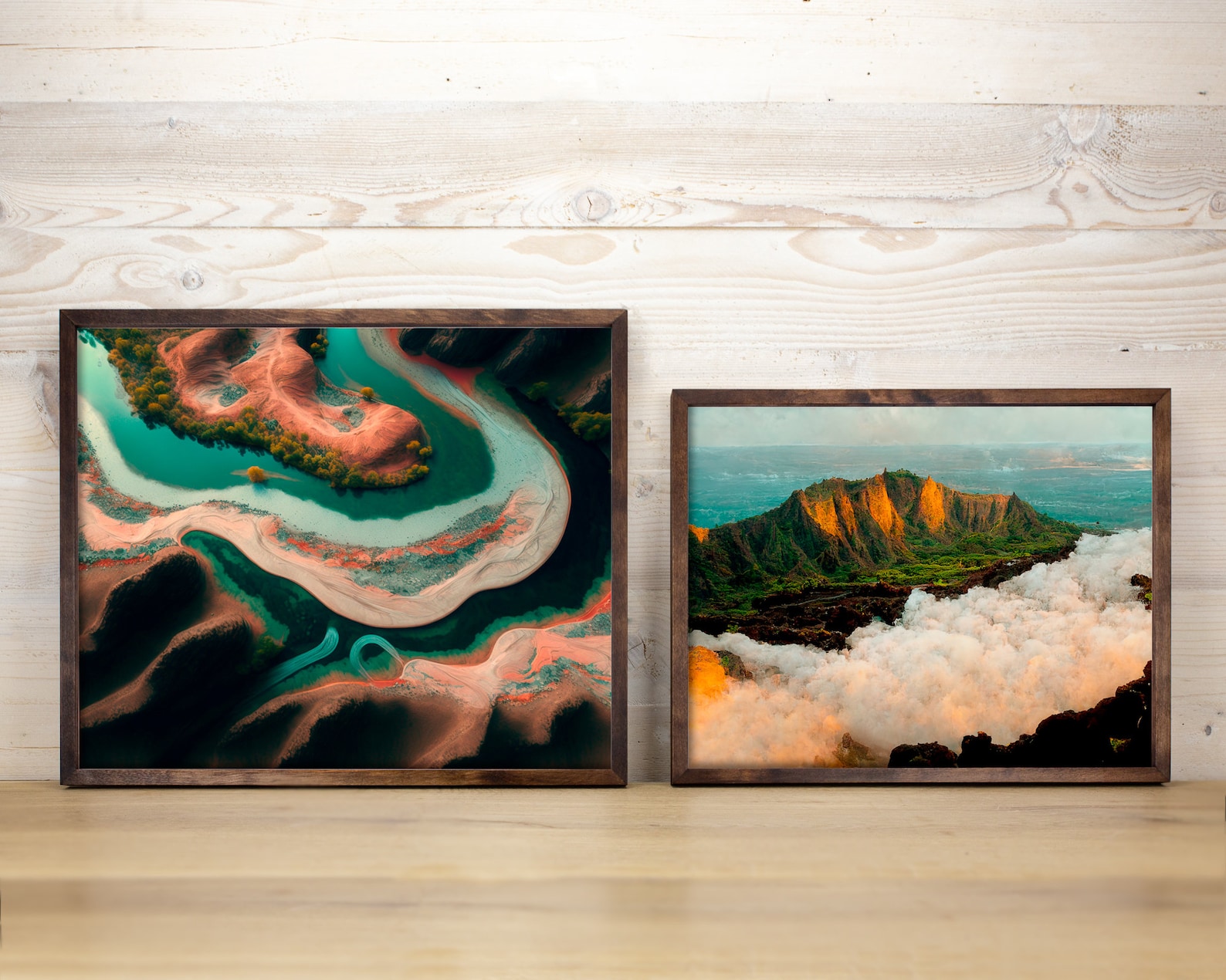 Super Thin Edge Modern Design Picture Frame, Handmade Custom Photo ...