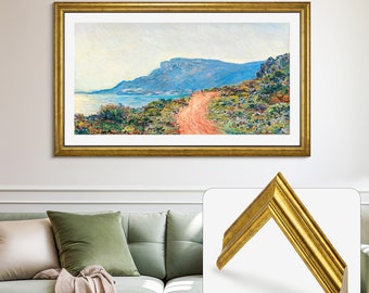 Samsung Frame TV Handmade Real Wood Bezel 65'' Model - Etsy