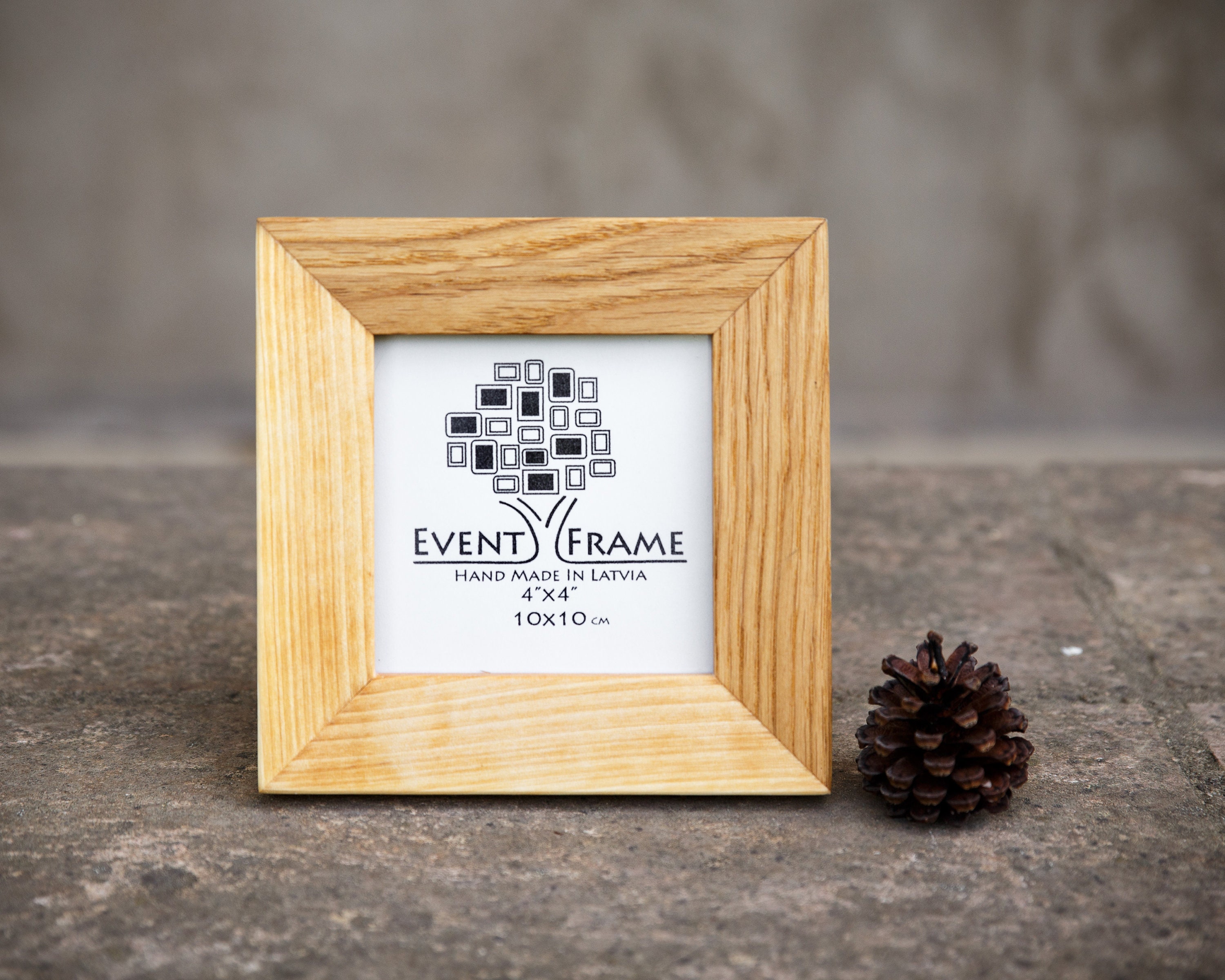 Combined Solid Oak and Birch Wood Picture Frame CUSTOM SIZES | Etsy Canada