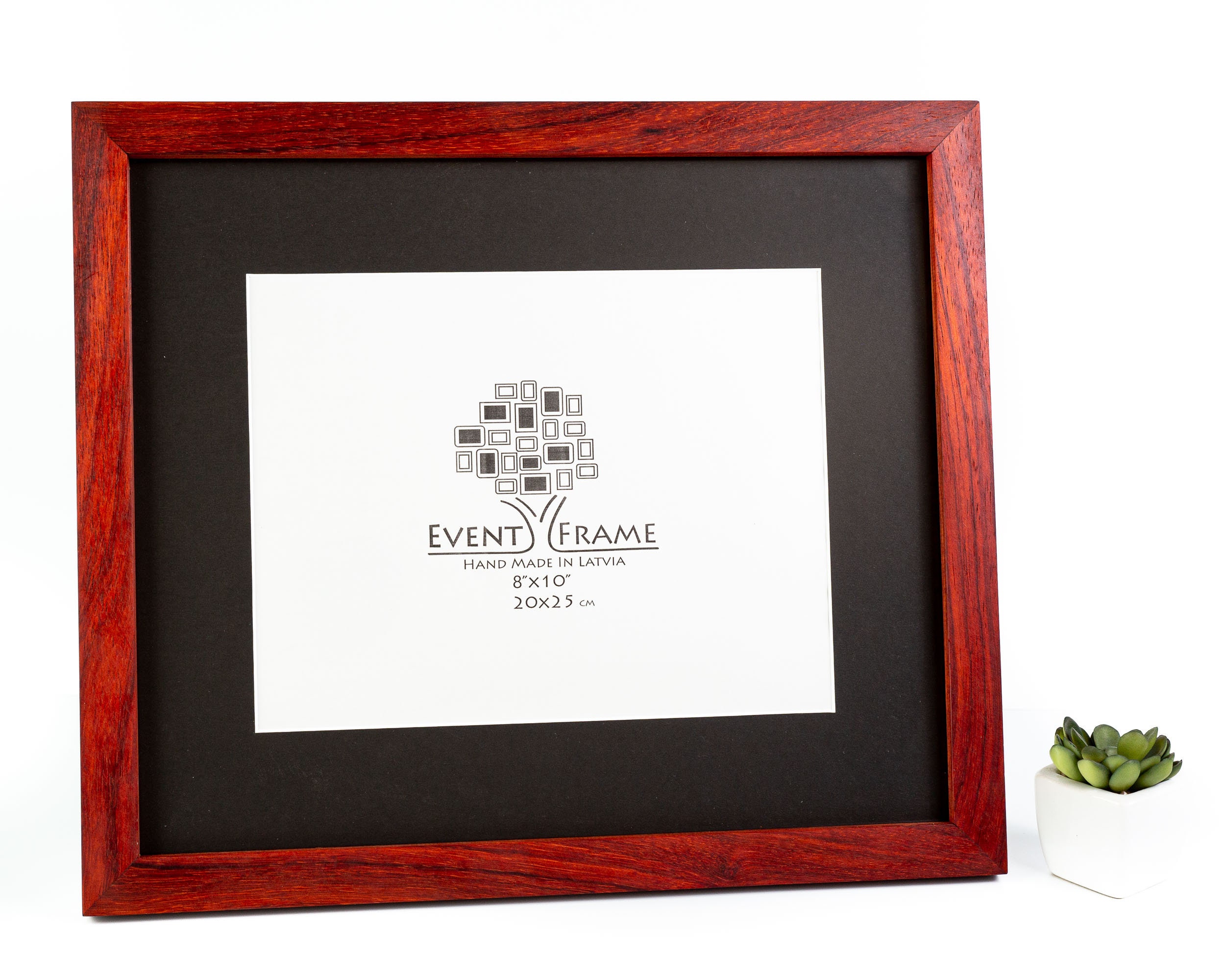 Matted Picture Frame From Padauk Hardwood Highest Gallery - Etsy