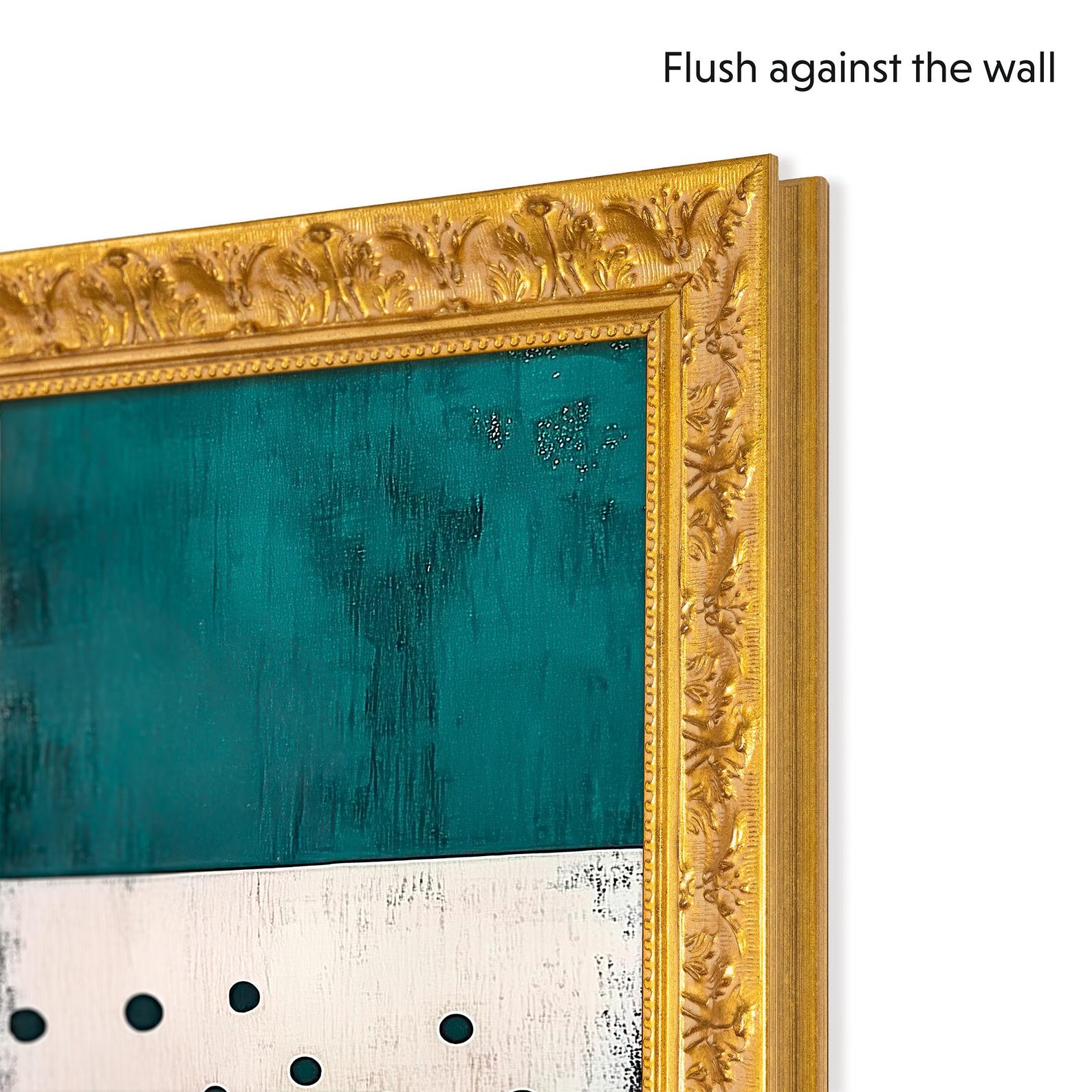 Ornate Bright Gold TV Frame for Samsung the Frame, TCL, Hisense ...